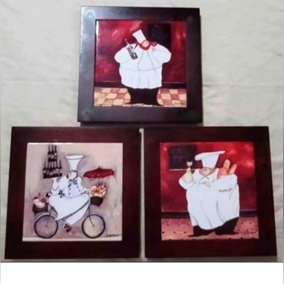 Jennifer Garant | Wall Decor | Vintage Jennifer Garant Fat Chefs Trio ...